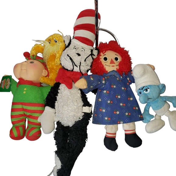 smurf...Dr Seuss | Toys | 5 Different Disney Characters Bluereds | Poshmark